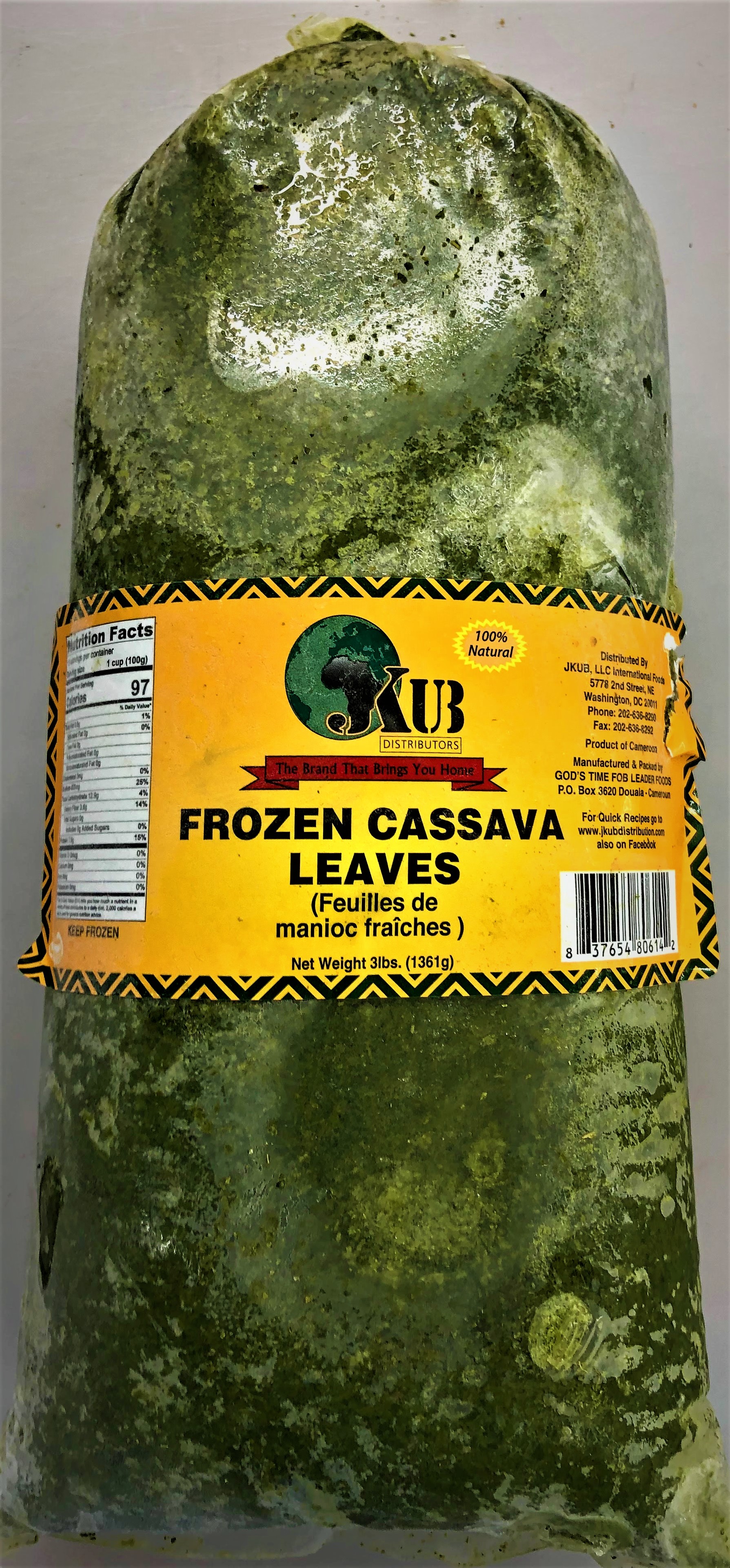 Frozen Cassava Leaves – Alief African Foods