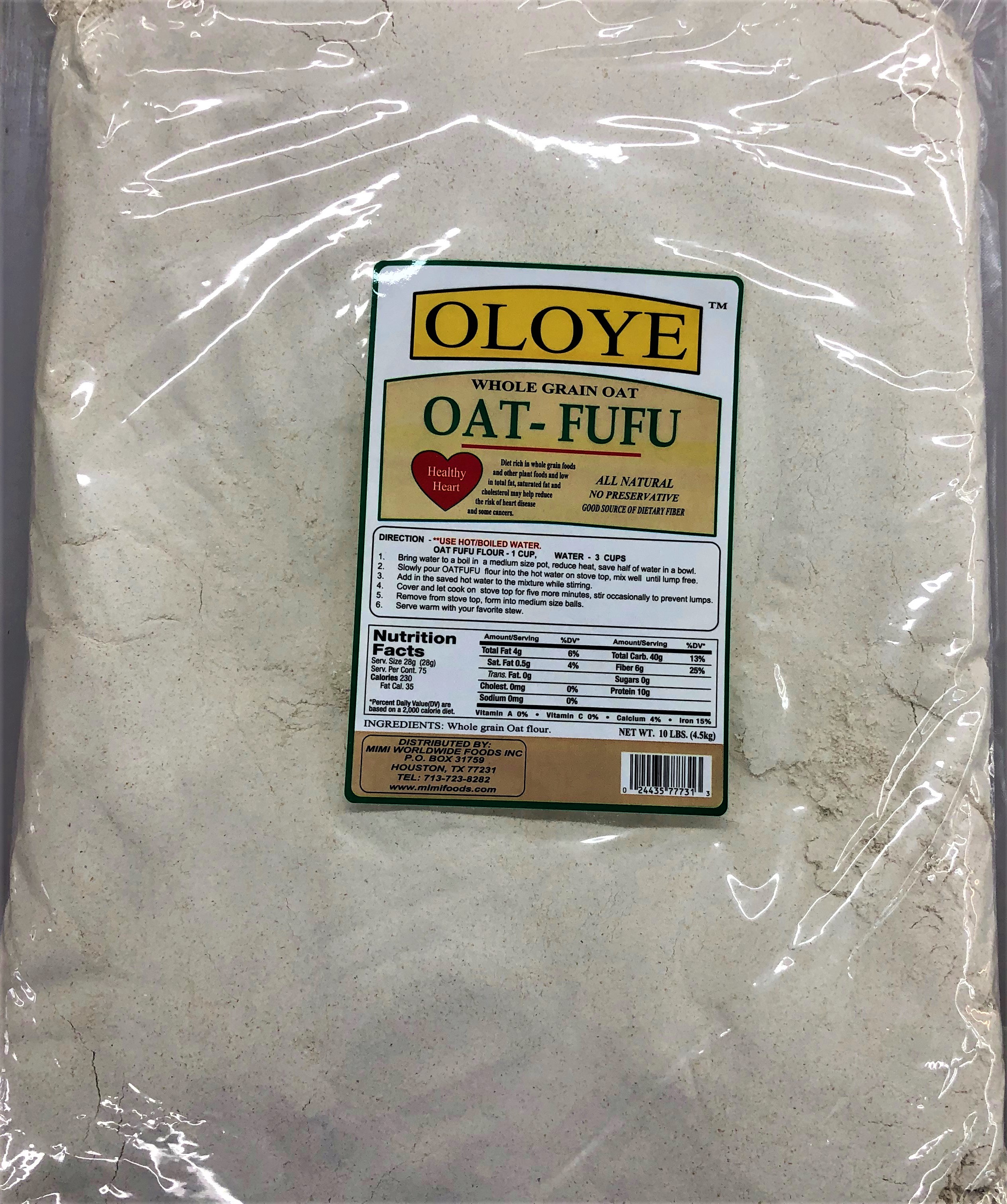 Oloye (Oat Flour) – Alief African Foods